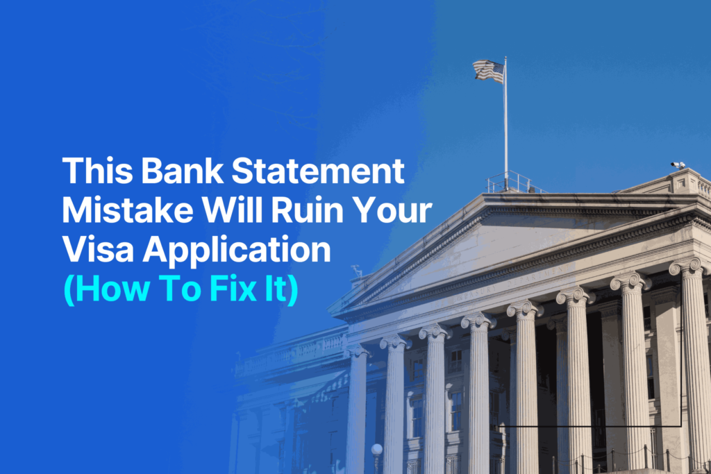 This Bank Statement Mistake Will Ruin Your US Visa Application (How To ...